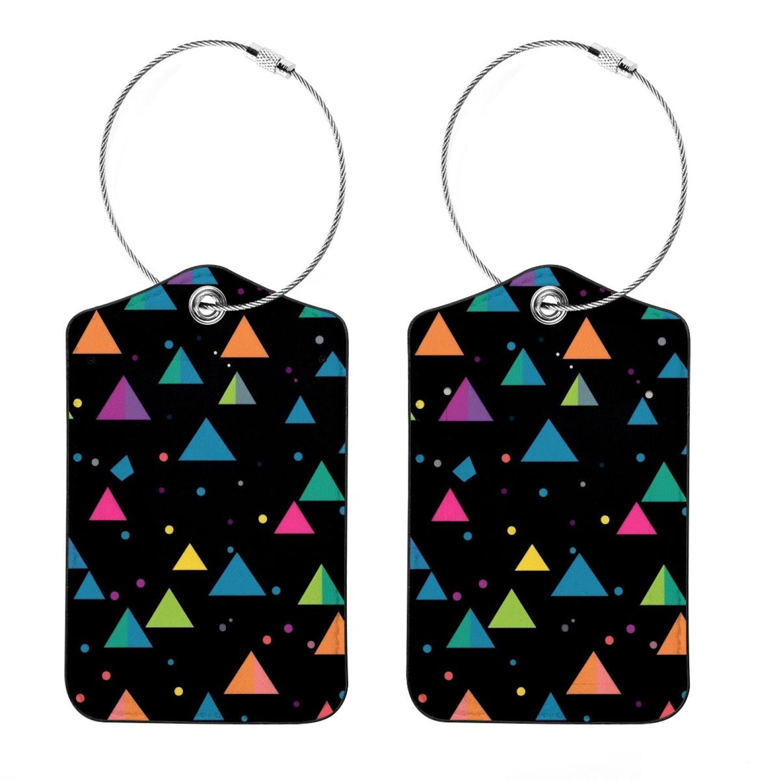 Find Your Bag with Ease: Metal Loop Lock Baggage Tags with Privacy Flap ...