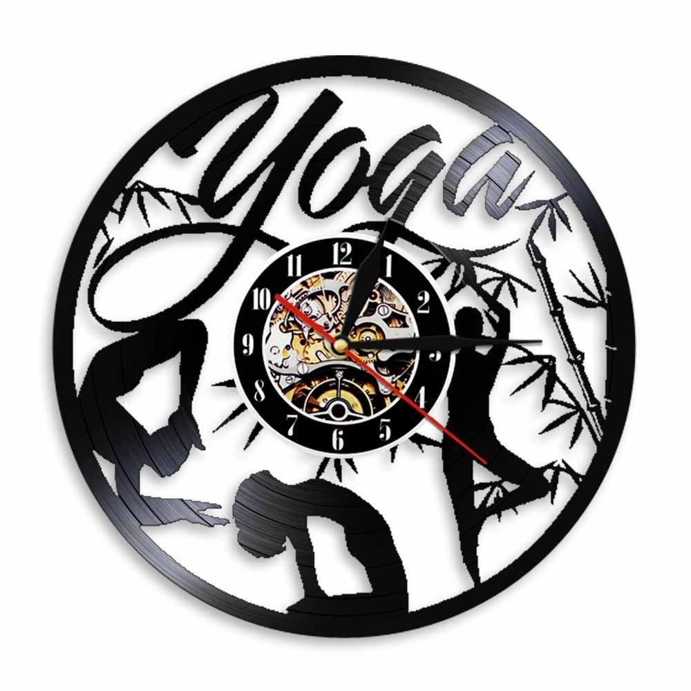 Find Your Balance Yoga Quotes On Life Wall Clock Yoga Studio Vinyl ...