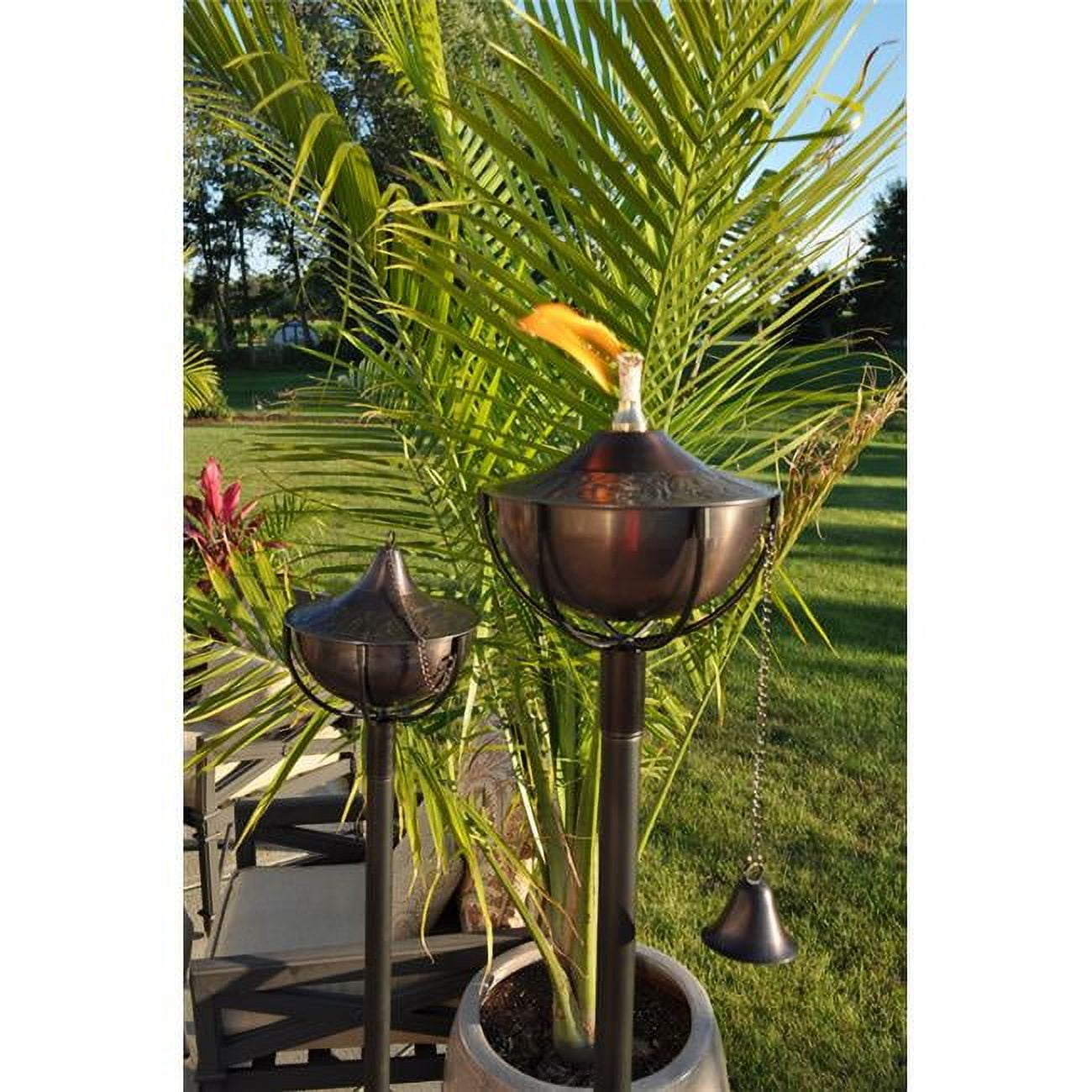 Find Your Passage 1204-BP-LITE Maui Grande Garden Torch with Brown ...