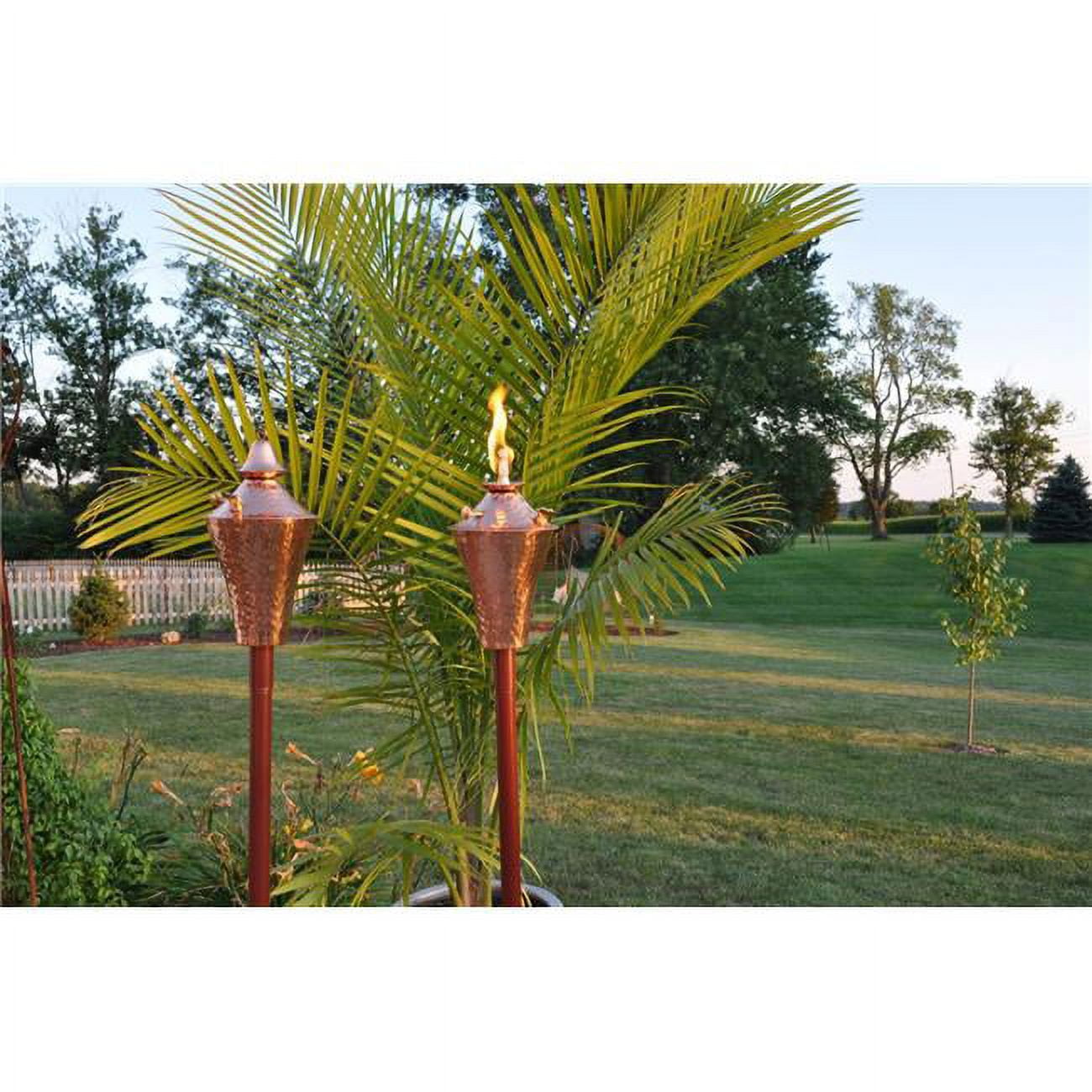 Find Your Passage 1218-HC-LITE Hammered Copper Kona Deluxe Garden Torch ...