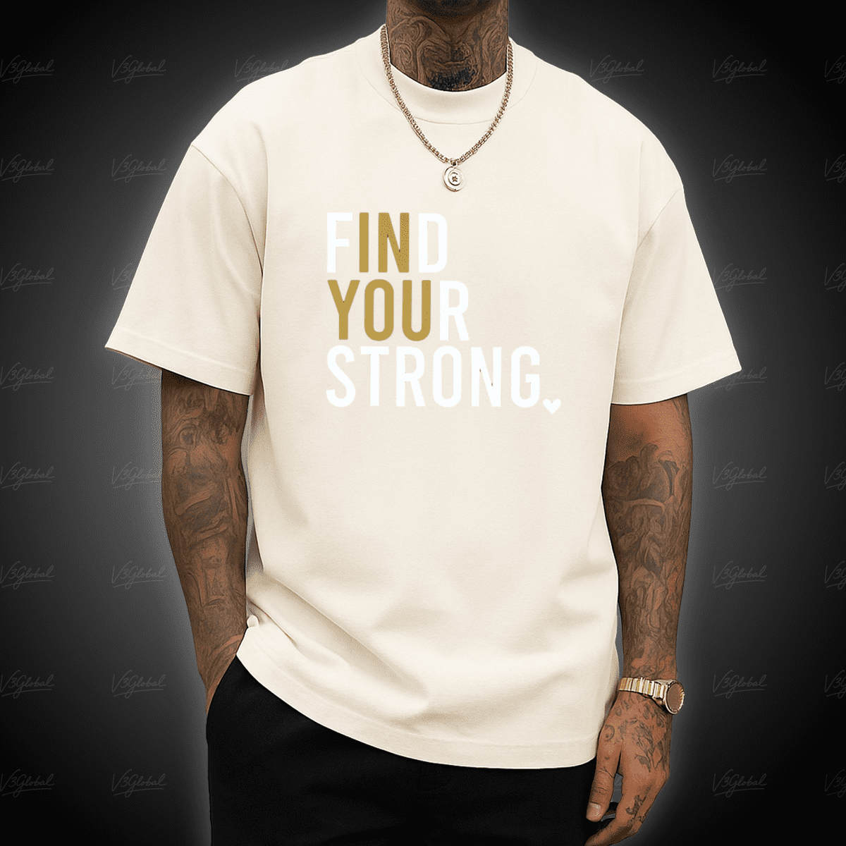 Find Your Strong Gym Inspirational Empowerment Comfort Colors T-Shirt ...