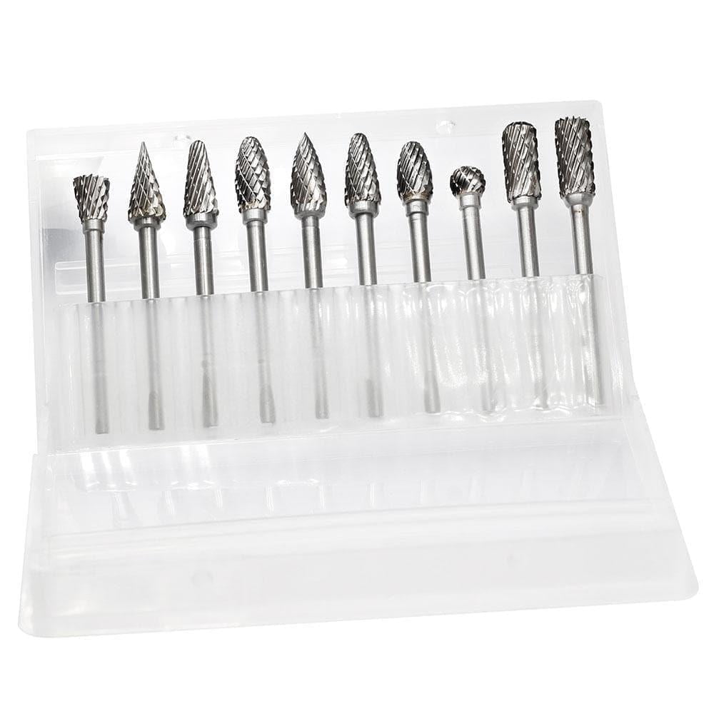 FindBuyTool 10-Piece 1/8" (3mm) Shank Carbide Burr Set - Aluma Cut ...