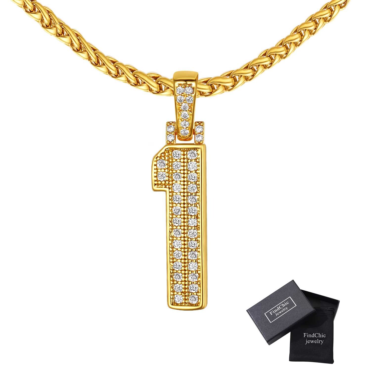 Crown King Hip Hop Iced Pendant Chain Blinged Out Gold Finish Heavy ...