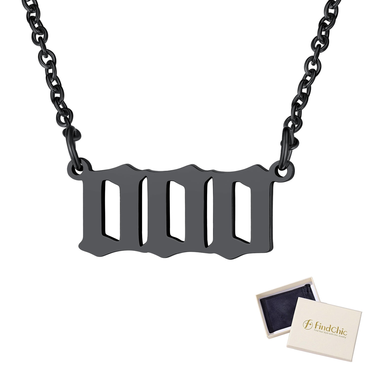 FindChic Dainty 000-999 Juice Wrld Angel Number Necklace for Women,Men ...