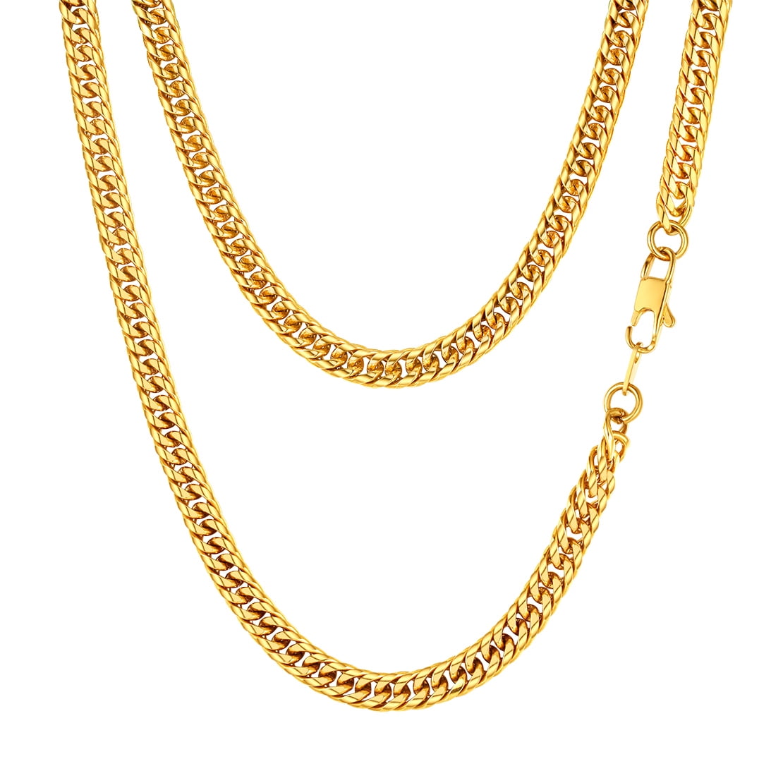 FindChic Gold Chains for Men Cuban Link Chain for Hip Hop Necklace for ...
