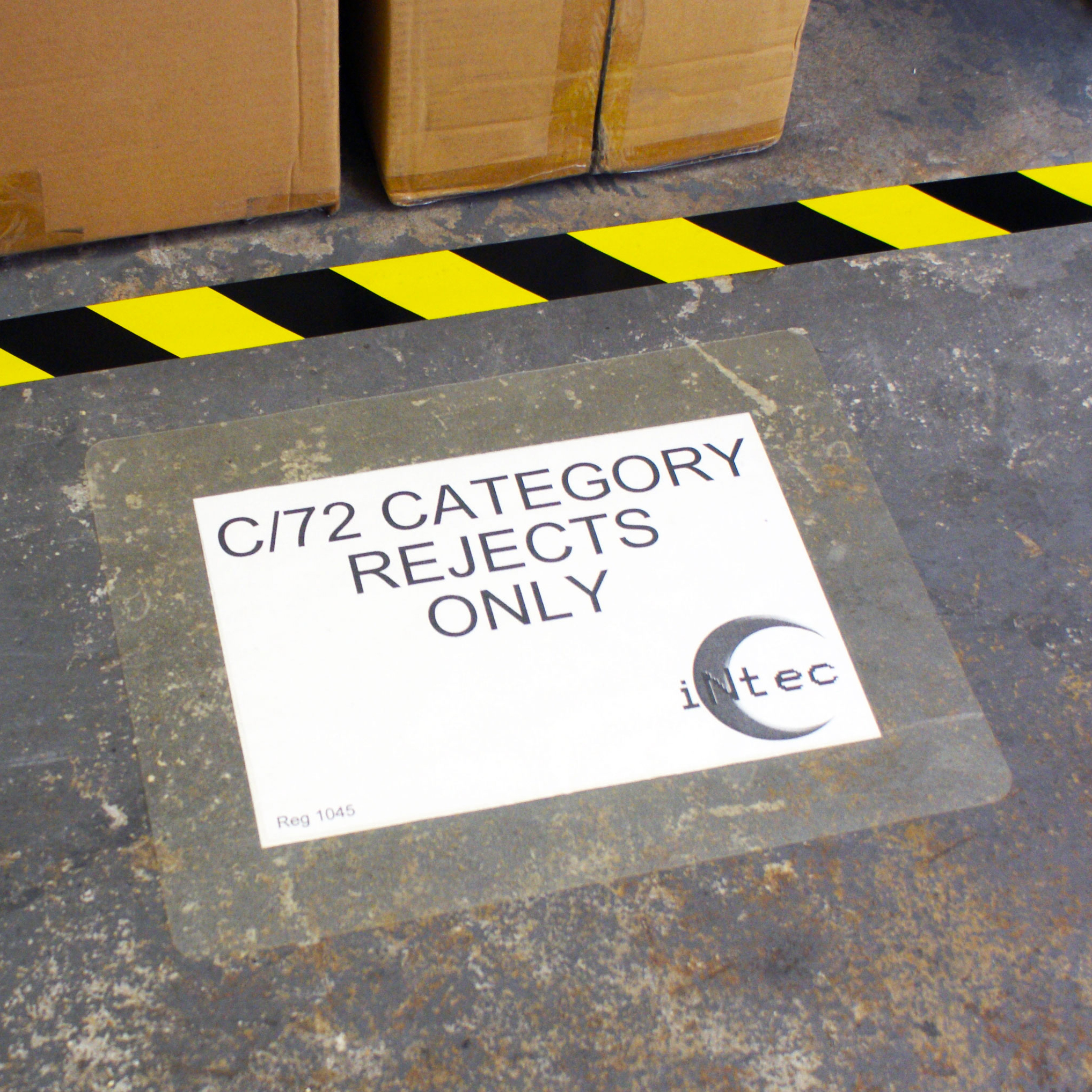 FindTape Floor Sign Cover: 15.78 in. x 12.36 in. (Clear) - Walmart.com