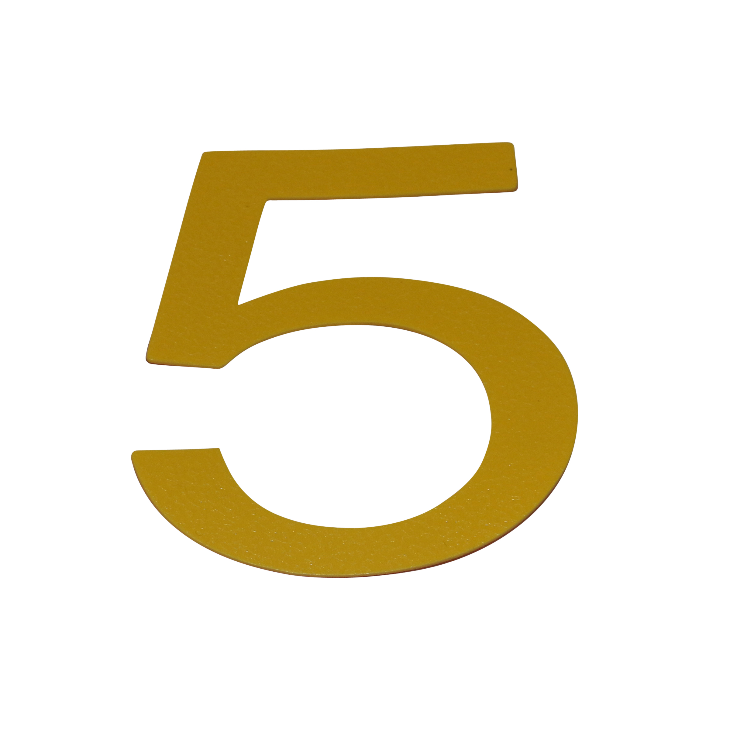 FindTape Marking Numbers: Number 5 / 3.7 in. high (Yellow) - Walmart.com