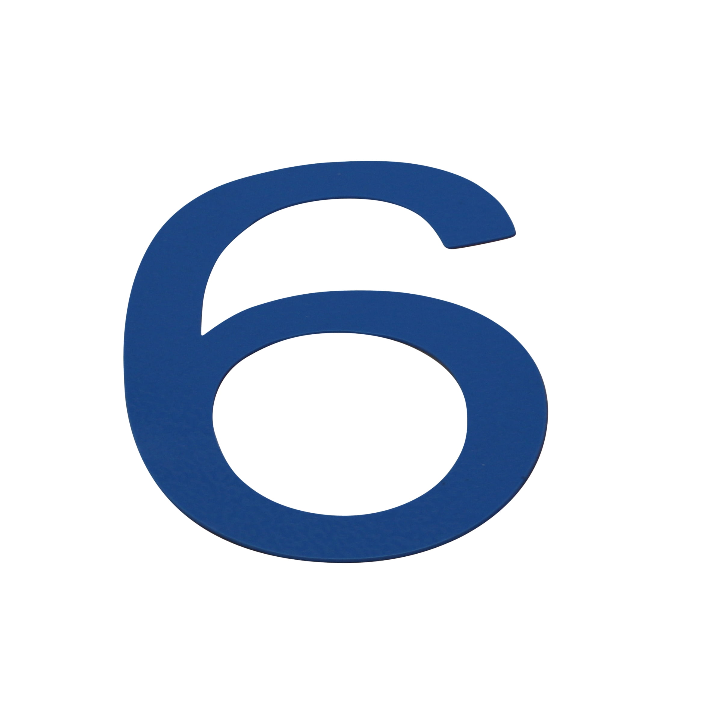 FindTape Marking Numbers: Number 6 / 3.7 in. high (Blue) - Walmart.com