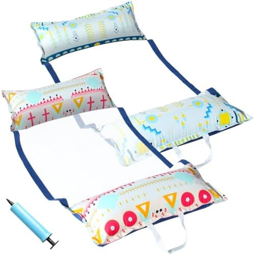 FindUWill 2 Pack XL Inflatable Pool Floats Adults - Fabric Pool Hammock ...