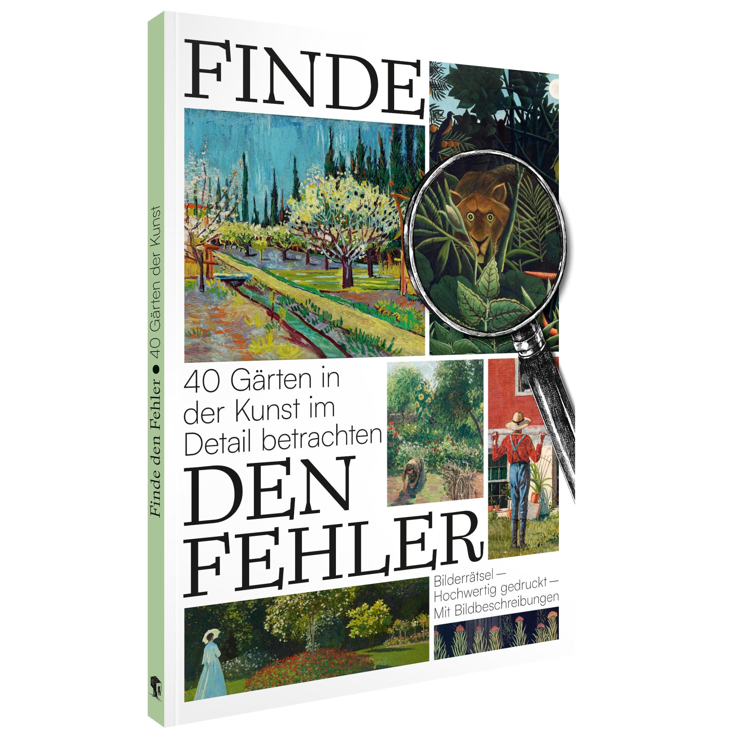 Finde den Fehler – 40 Gärten in der Kunst: Bildersuchrätsel (Finde den ...