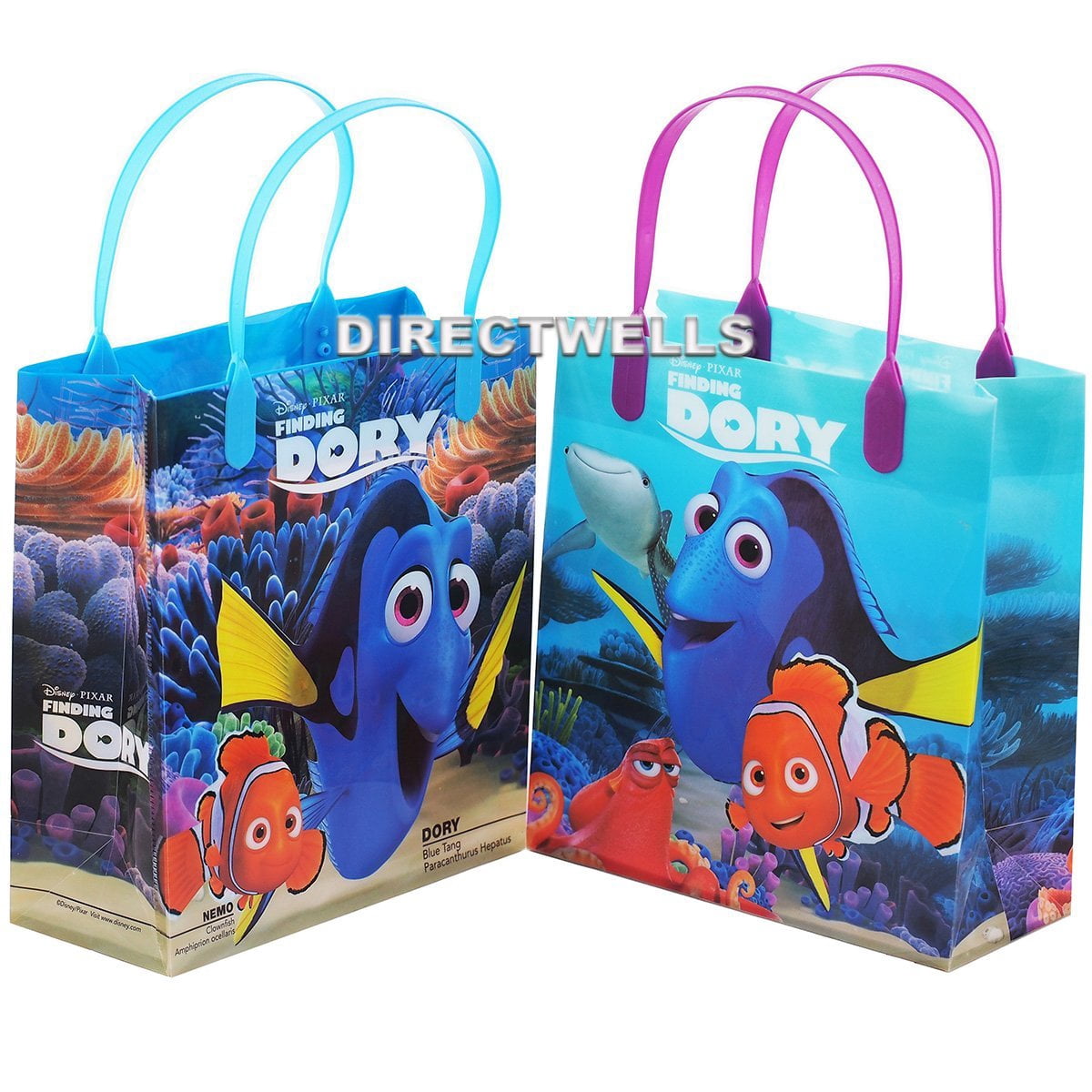 Finding Dory 12 Authentic Licensed Party Favor Reusable Medium Goodie ...