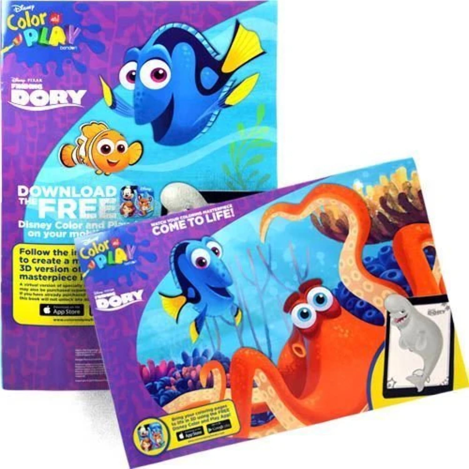 Finding Dory 15x 11 Coloring book - Walmart.com