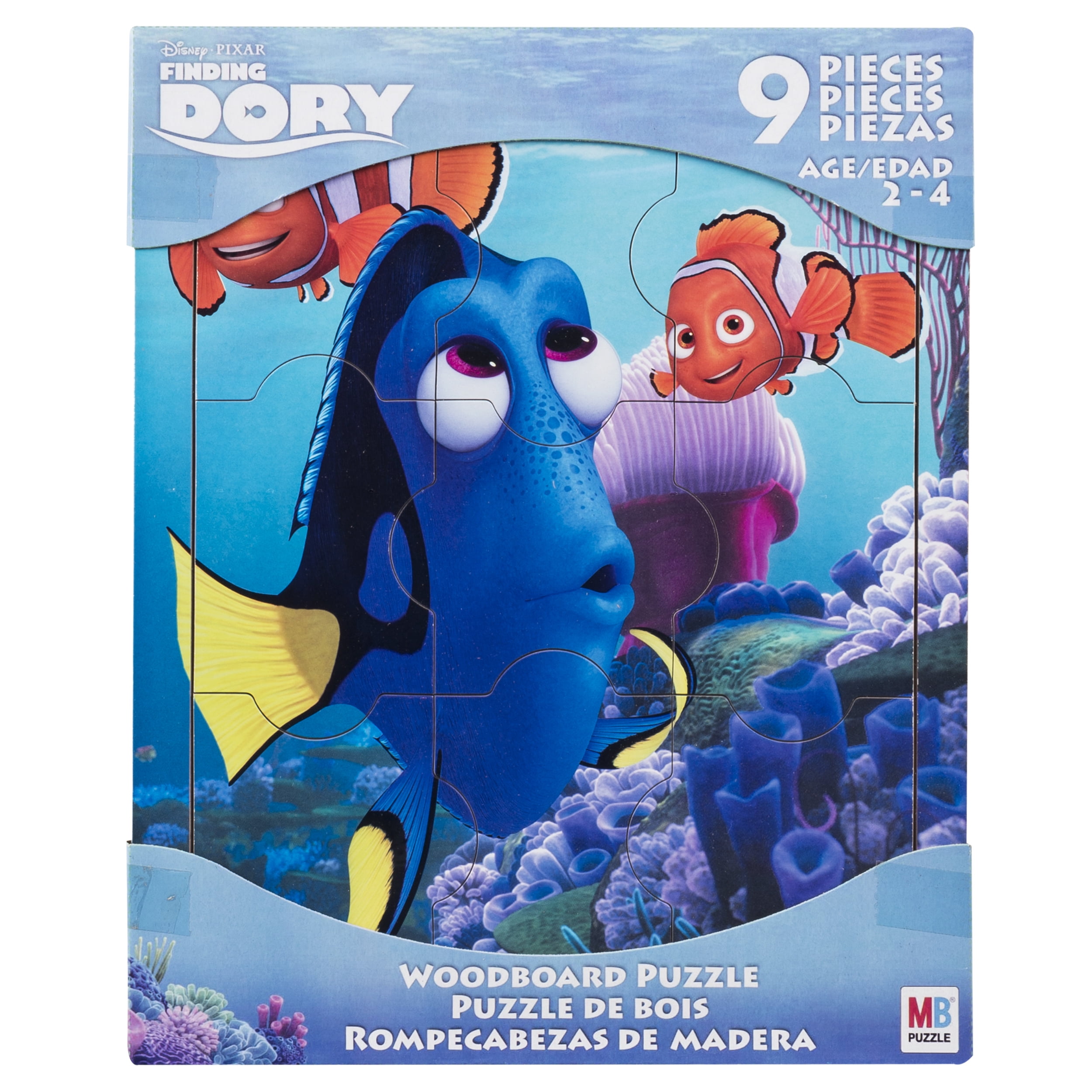 Finding Dory 9 Piece Chunky Inlay Wood Puzzle - Walmart.com
