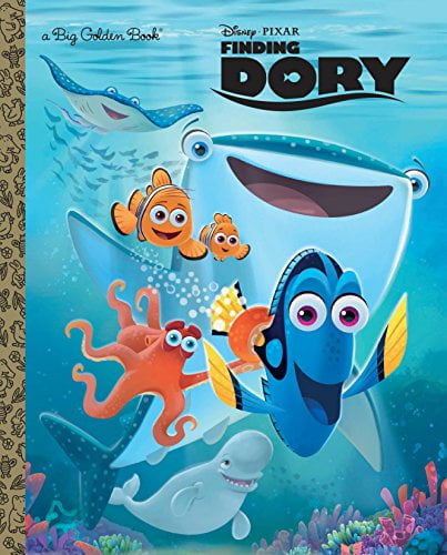 Pre-Owned Finding Dory (Big Golden Books) Paperback - Walmart.com