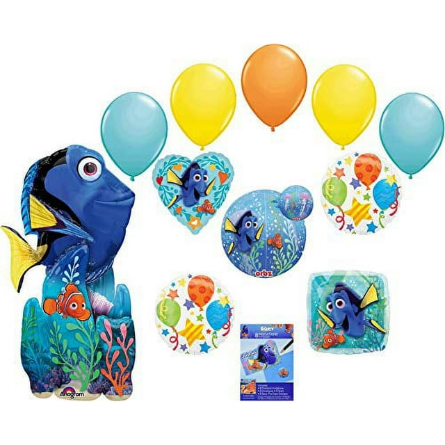 Finding Dory Birthday Party Supplies Airwalker Balloon Bouquet ...