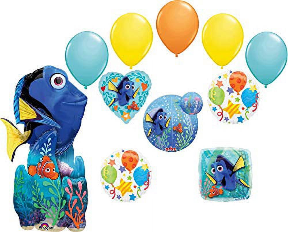 Finding Dory Birthday Party Supplies Airwalker Balloon Bouquet ...