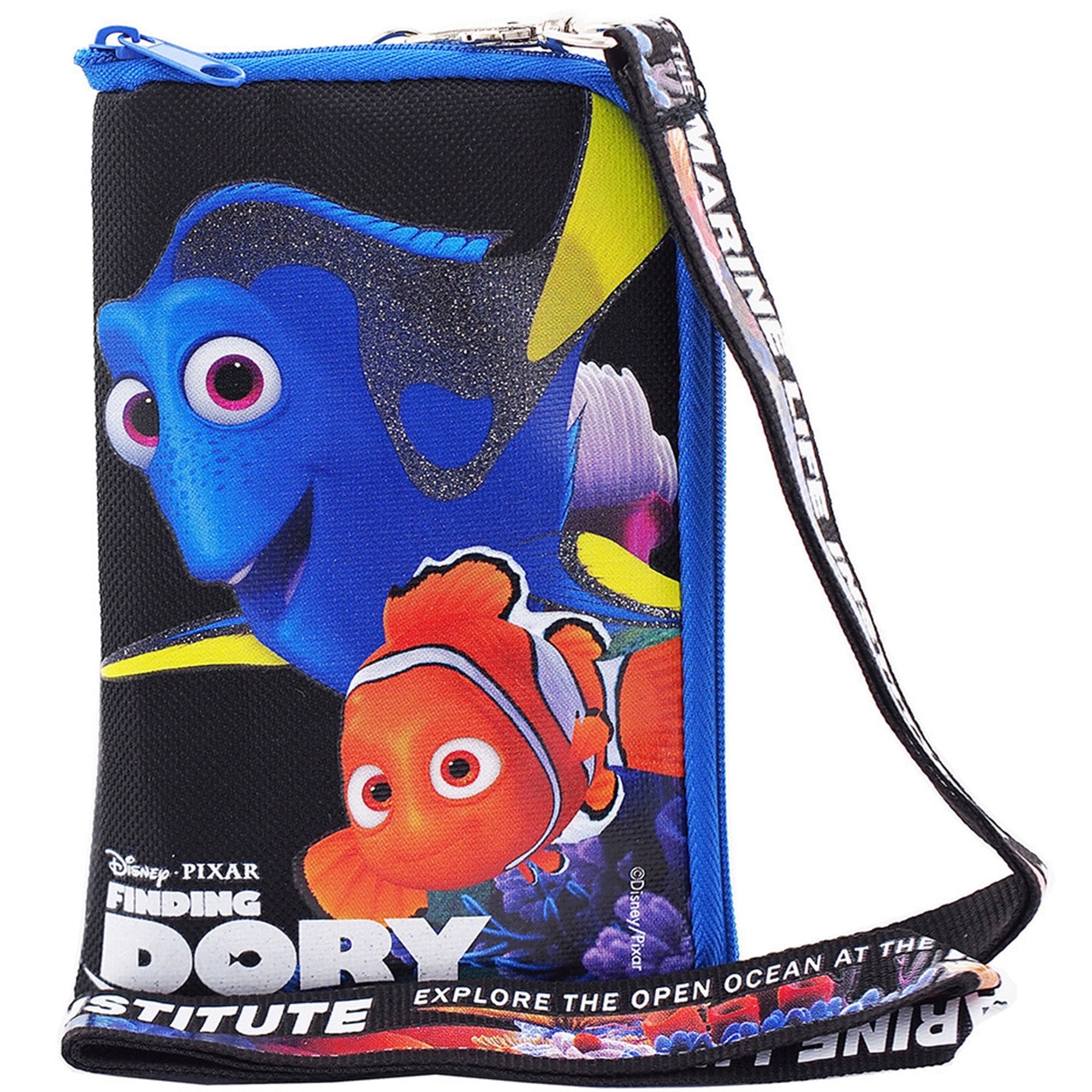 Finding Dory Black Lanyard with Detachable Coin Purse - Walmart.com