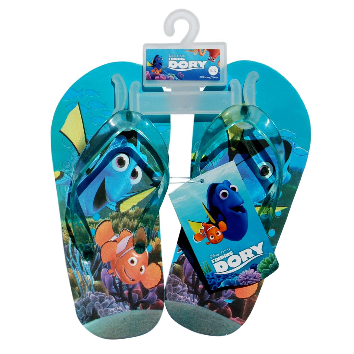 Finding Dory Flip Flops, Small 11/12 - Walmart.com