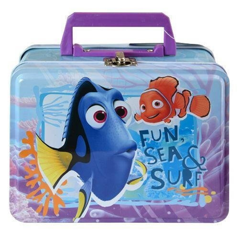 Finding Dory Large Rectangle Tin Box with Plastic Handle & Clasp ...