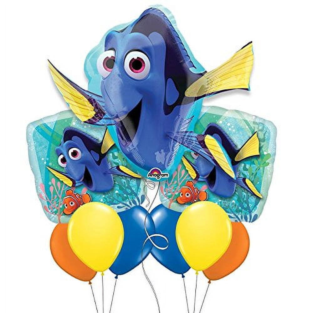 Finding Dory Mylar Balloon Party Bouquet - Walmart.com