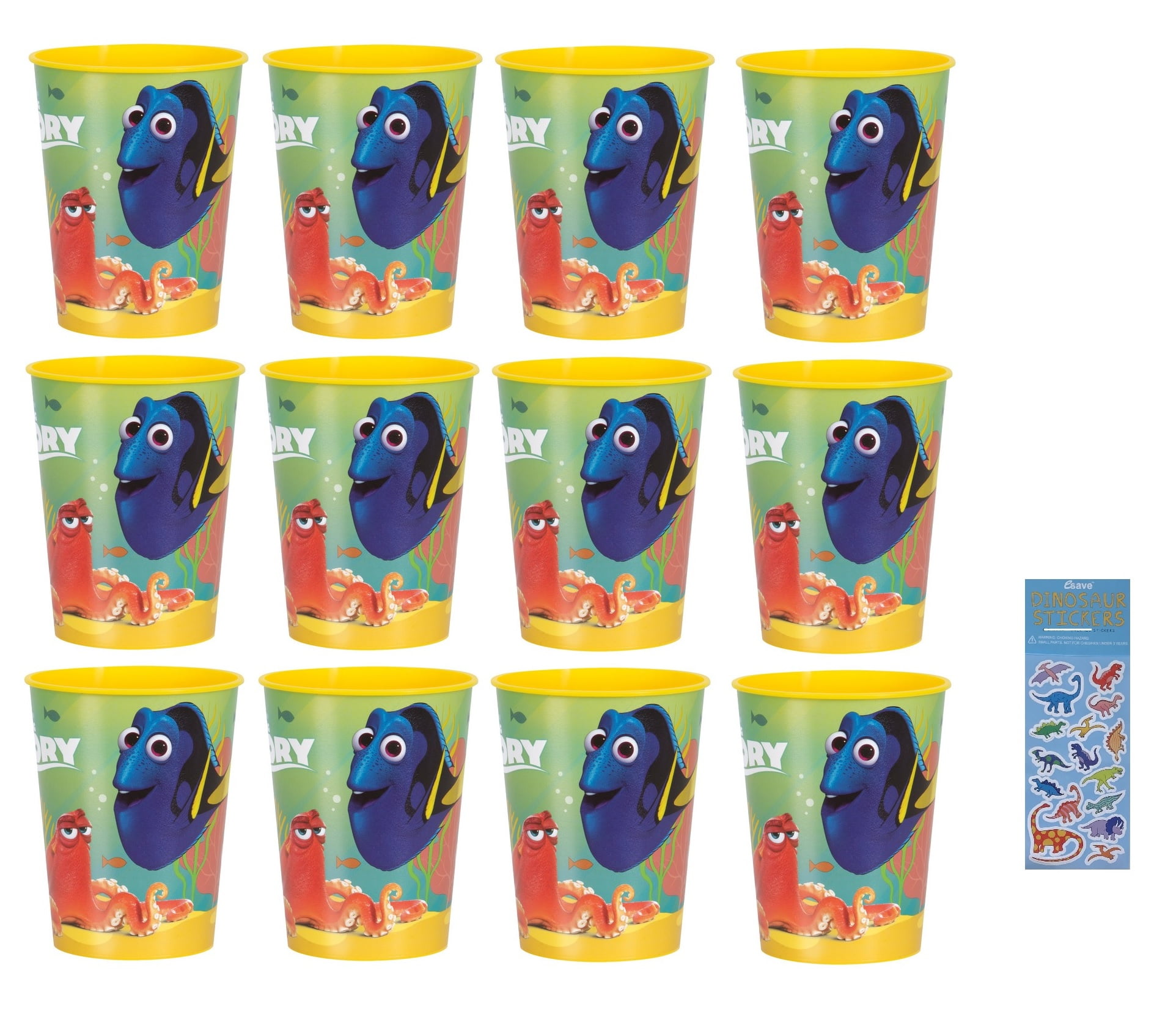 Unique Finding Dory Nemo Birthday Party Supplies, 12 Plastic Favor Cups ...