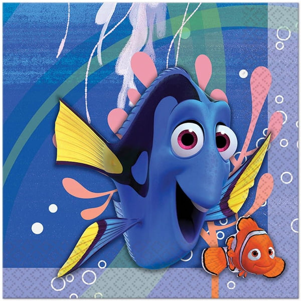 Finding Dory Party Paper Lunch Napkins, 16ct - Walmart.com