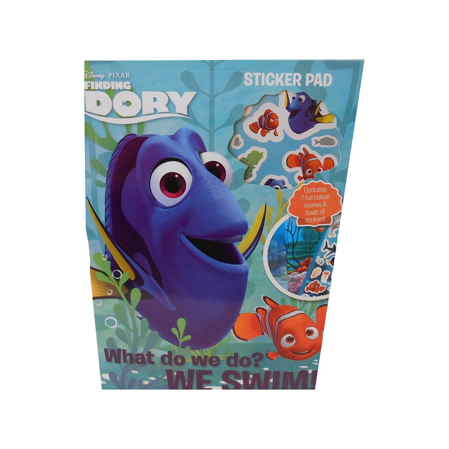 Finding Dory What Do We Do? Sticker Pad - Walmart.com