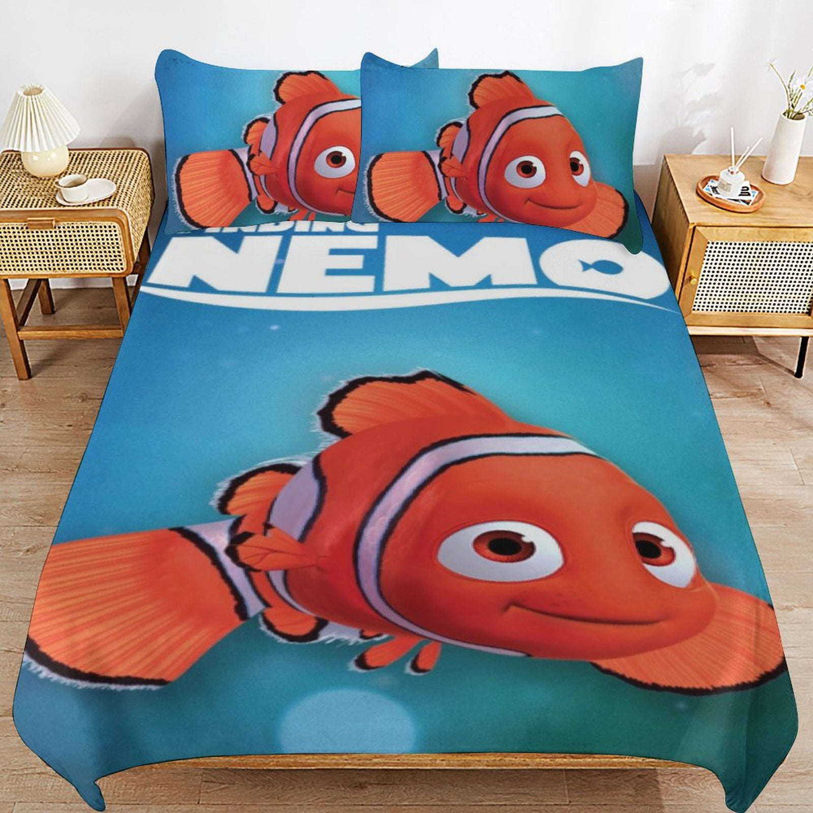 Finding Nemo 3-Piece Bedding Set Warm And Comfortable Soft Duvet Cover ...