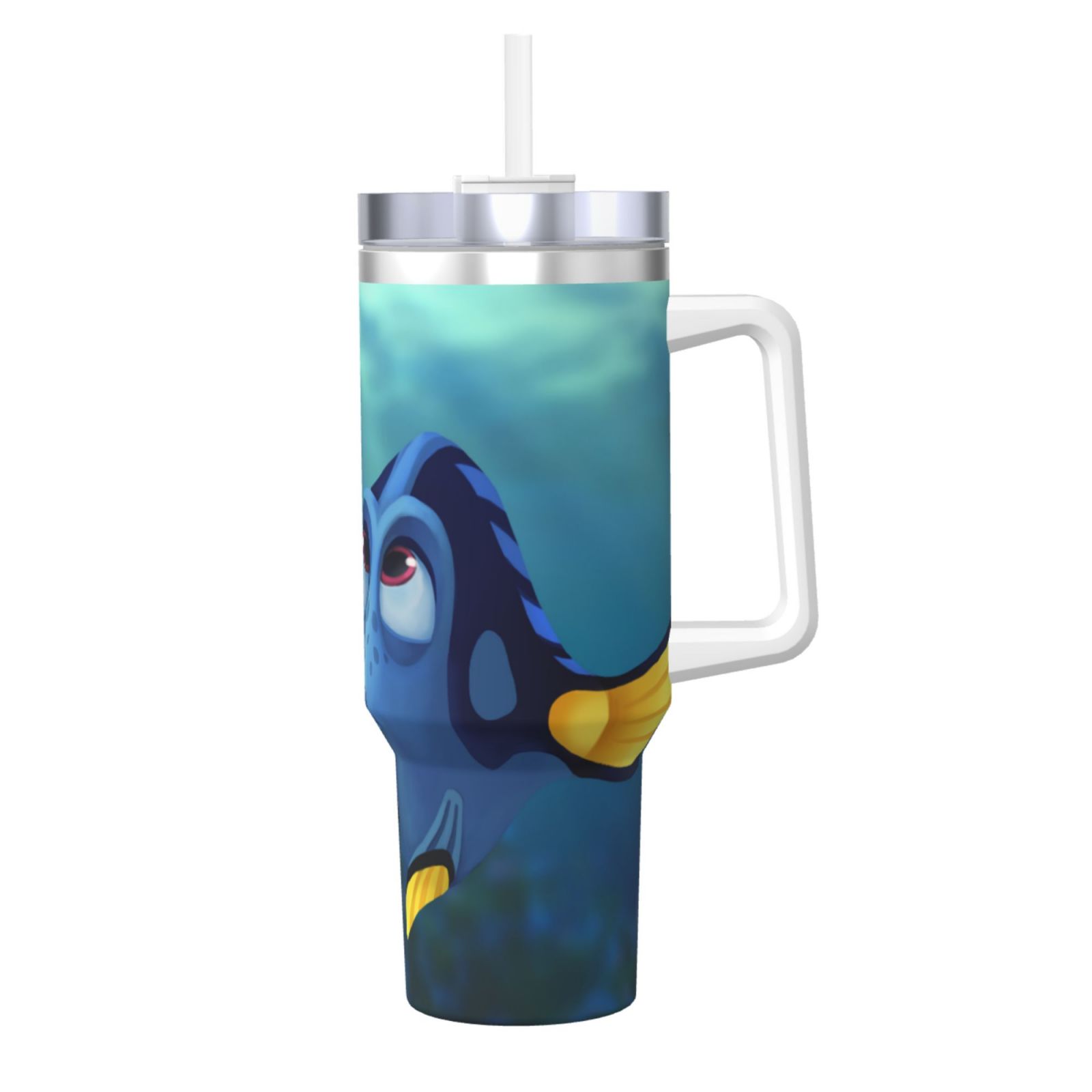 Finding Nemo 40oz Ice King,With Handle And Straw,Car Travel Cup,2-In-1 ...