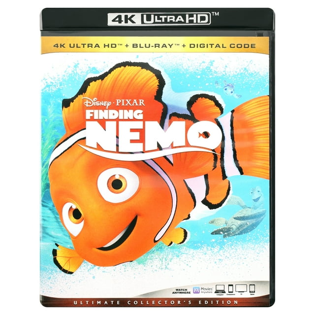 Disney Pixar's Finding Nemo - 4K Ultra HD, Blu-ray & Digital Code ...
