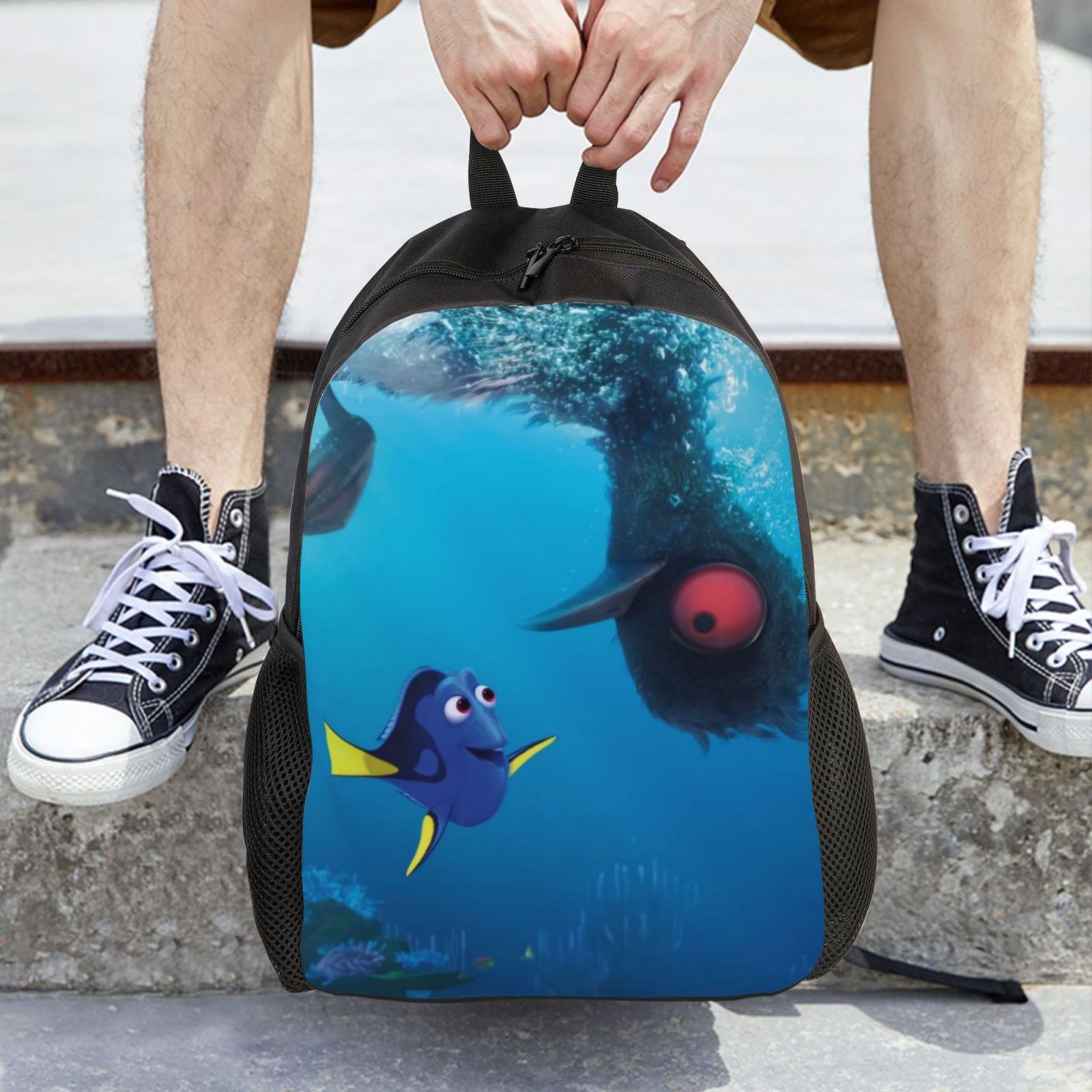 Finding Nemo Anime Backpack Travel Bag 3d Printing Casual Daypack ...