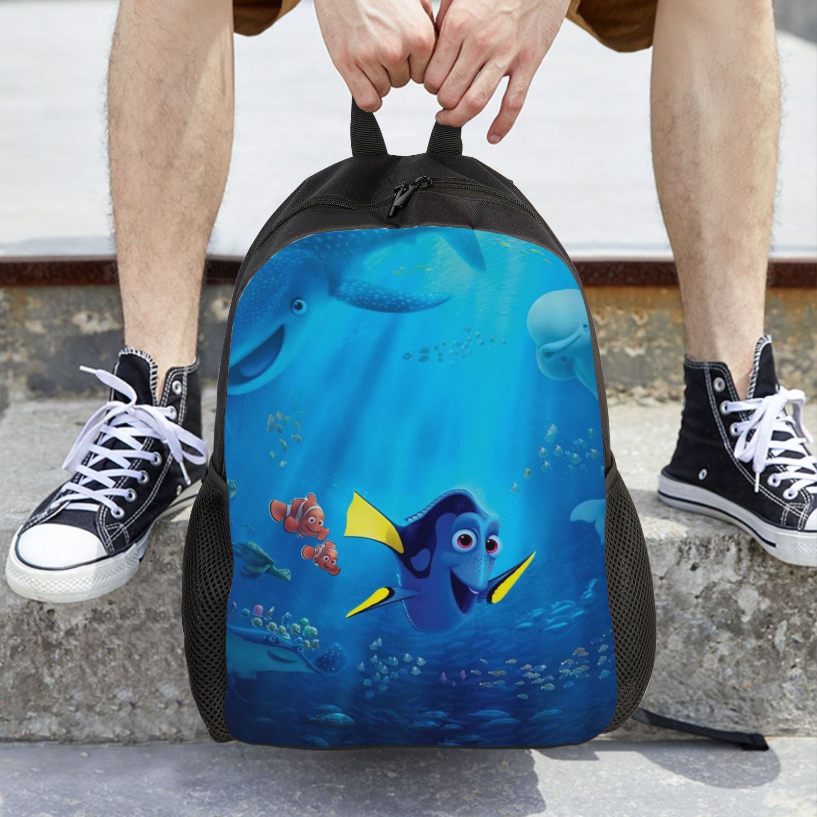 Finding Nemo Anime Backpack Travel Bag 3d Printing Casual Daypack ...