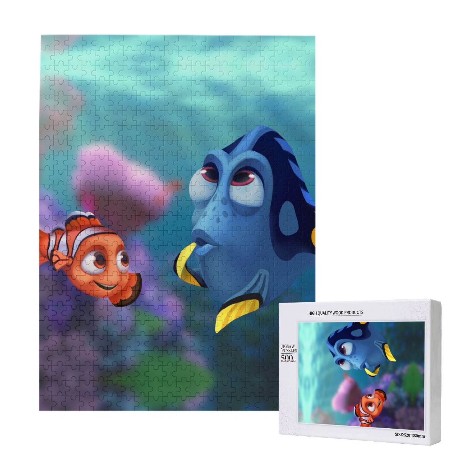 Finding Nemo Anime Puzzles Boys Girls Teens 300/500/1000 Piece Wooden ...