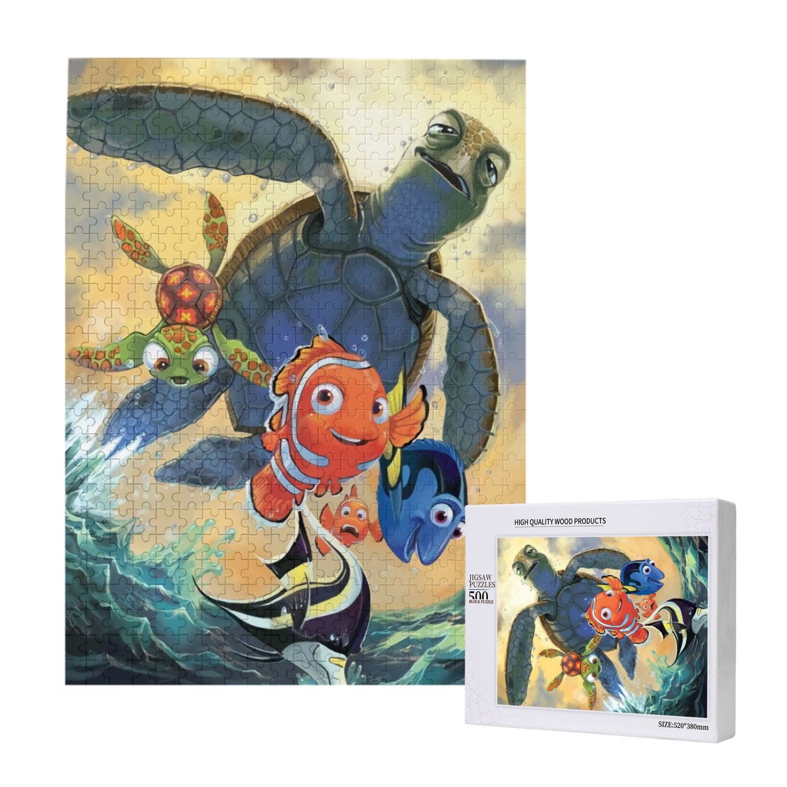 Finding Nemo Anime Puzzles Boys Girls Teens 300/500/1000 Piece Wooden ...