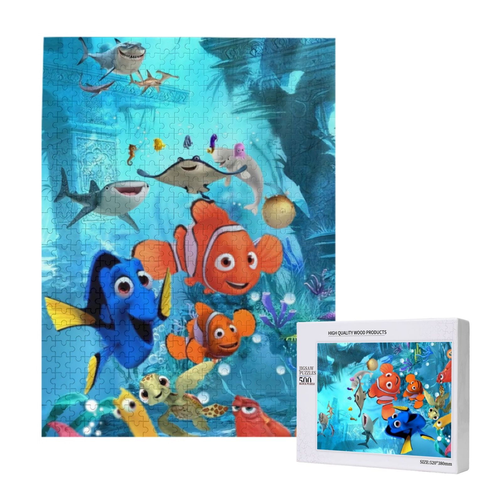 Finding Nemo Anime Puzzles Boys Girls Teens 300/500/1000 Piece Wooden ...