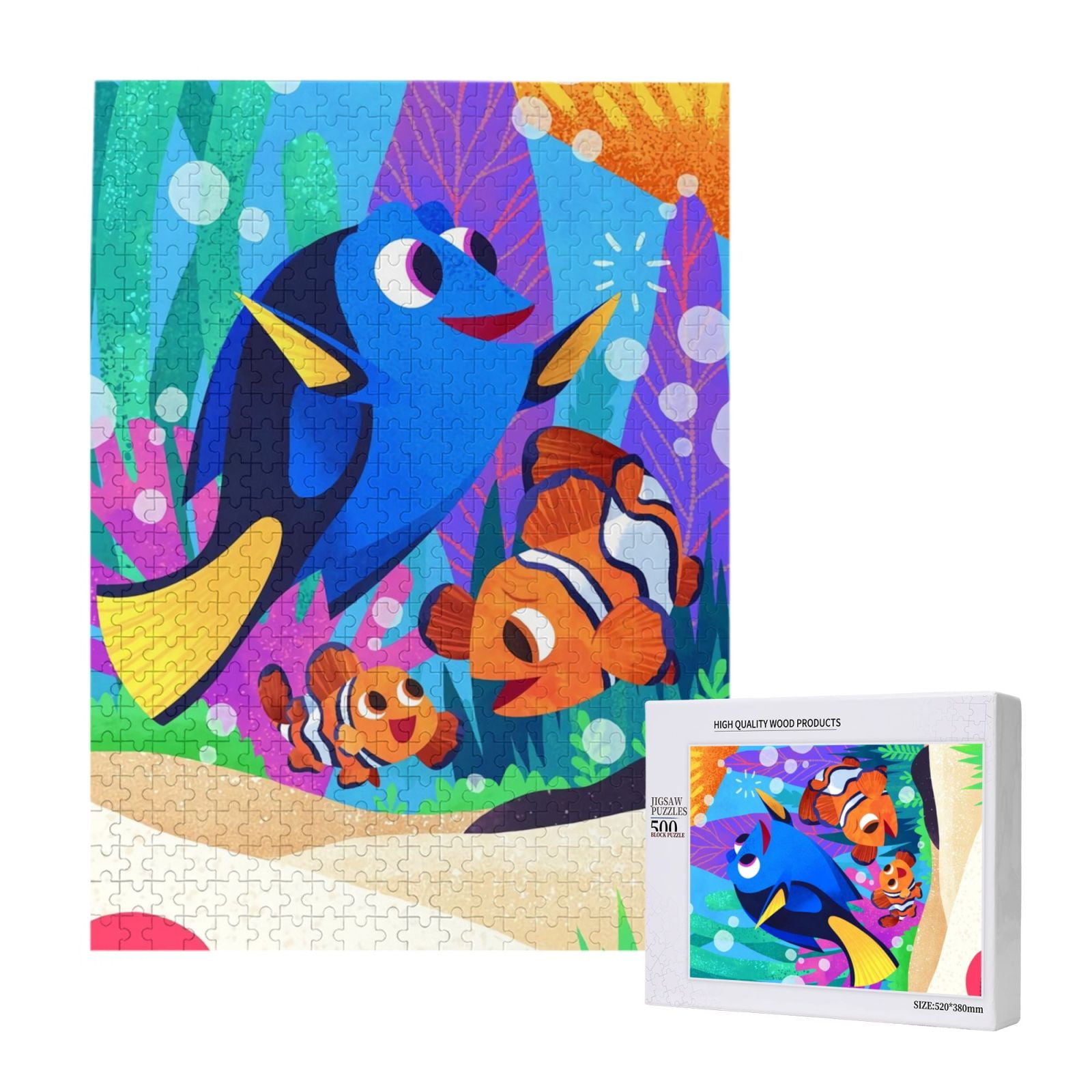 Finding Nemo Anime Puzzles Boys Girls Teens 300/500/1000 Piece Wooden ...