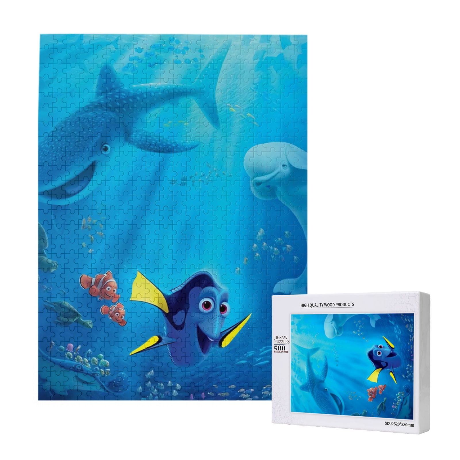 Finding Nemo Anime Puzzles Boys Girls Teens 300/500/1000 Piece Wooden ...