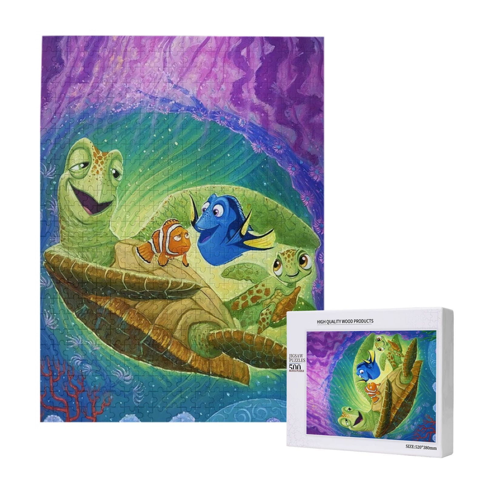 Finding Nemo Anime Puzzles Boys Girls Teens 300/500/1000 Piece Wooden ...