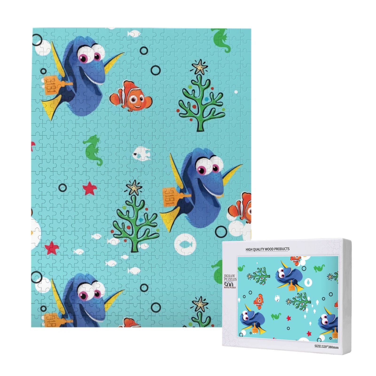 Finding Nemo Anime Puzzles Boys Girls Teens 300/500/1000 Piece Wooden ...