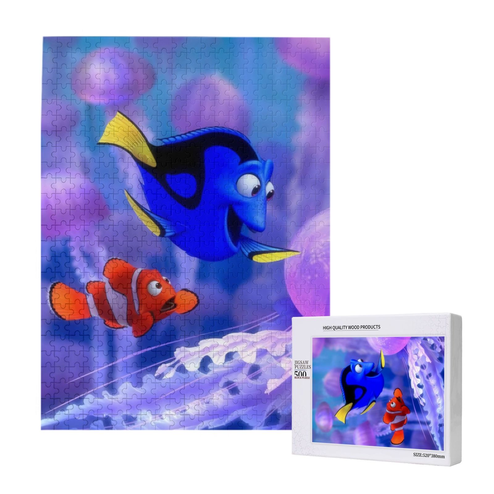 Finding Nemo Anime Puzzles Boys Girls Teens 300/500/1000 Piece Wooden ...