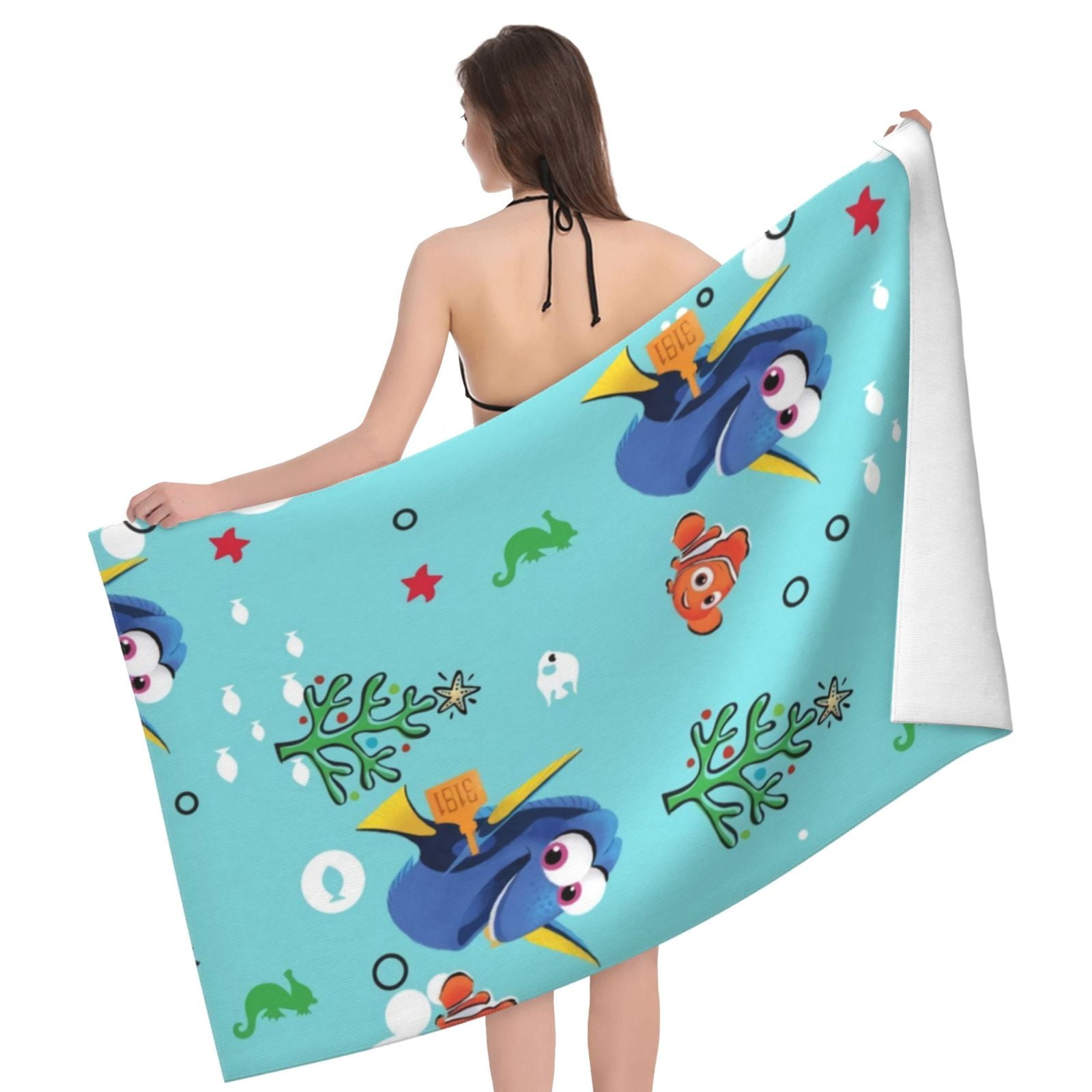 Finding Nemo Anime Towel Absorption Quick Dry Absorption Luxury Beach ...