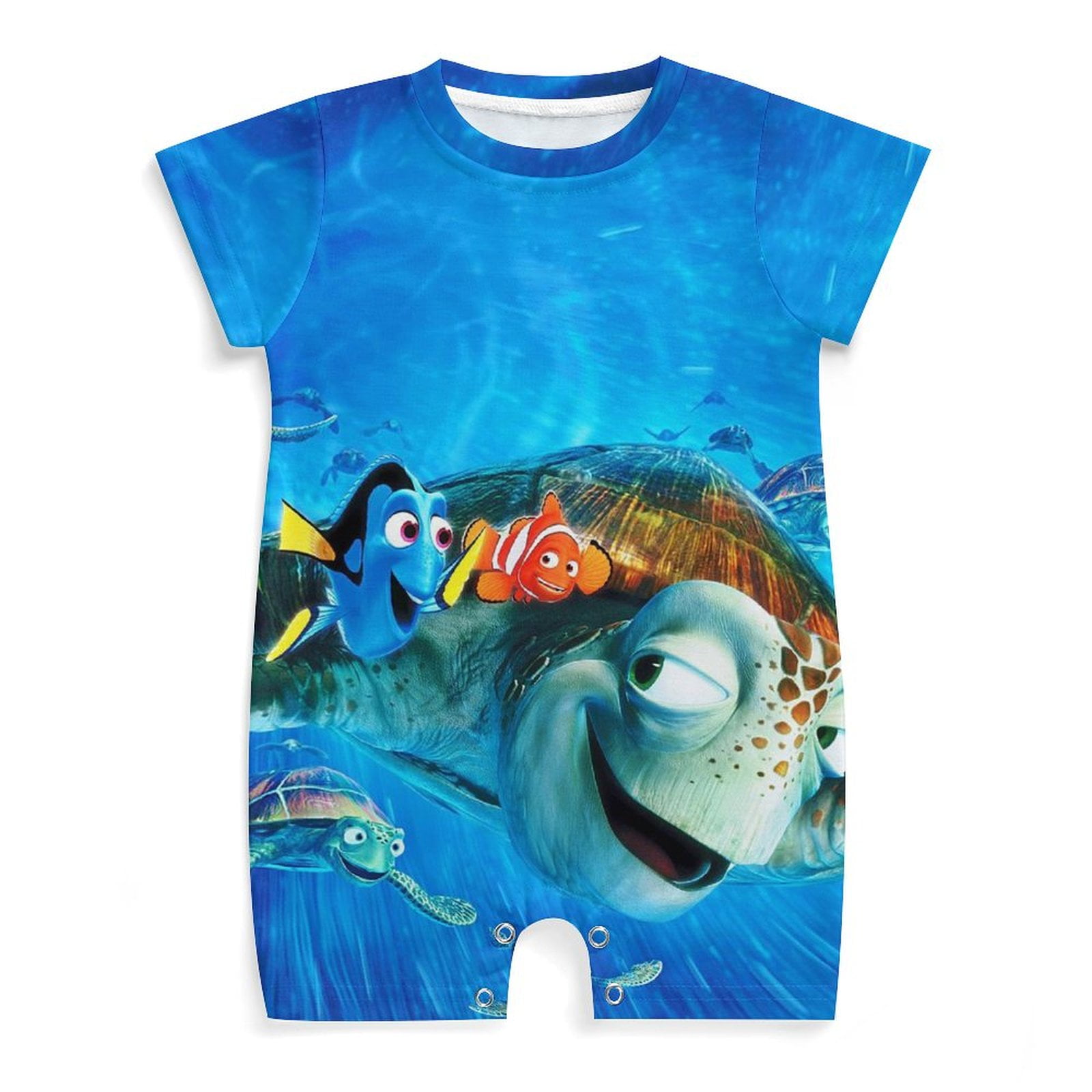 Finding Nemo Baby Boy Girl Short Sleeve Romper Clothing Set Print ...