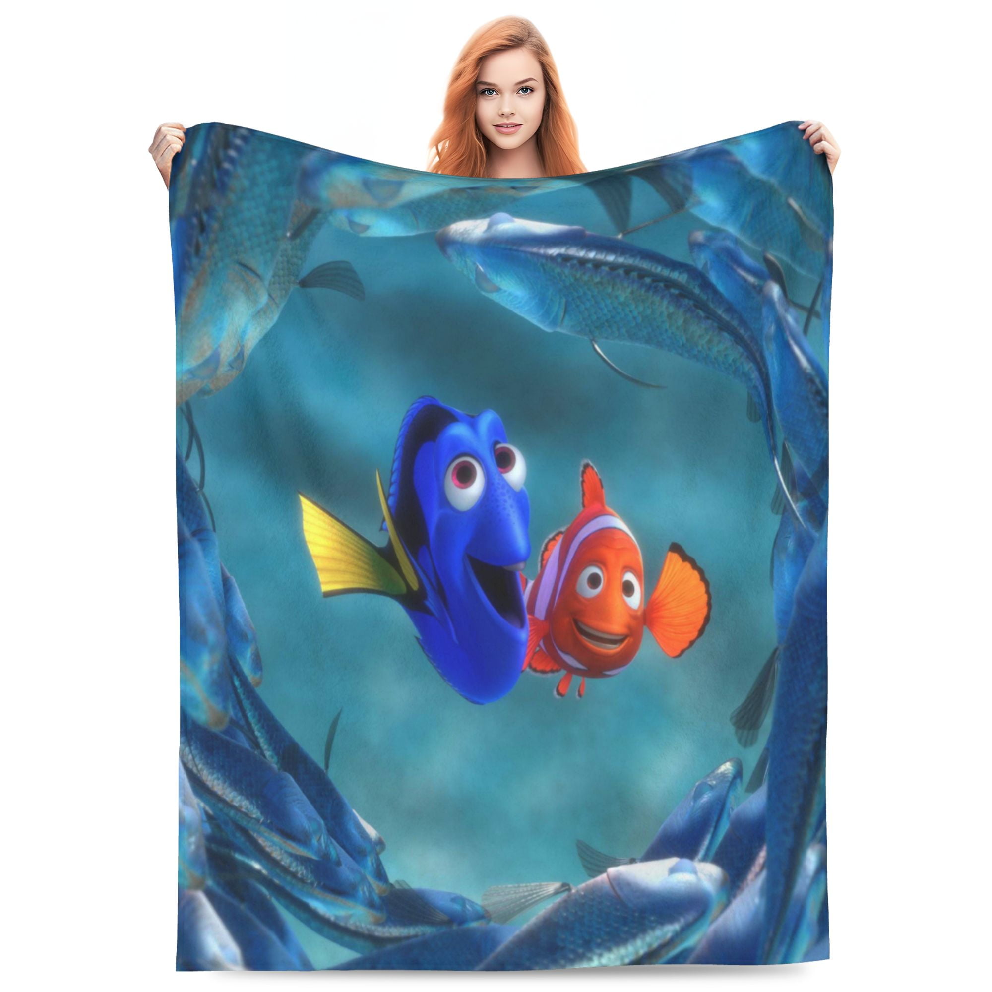 Finding Ne-m Bed Blanket 3D Printed Throw Blanket Lightweight Super ...