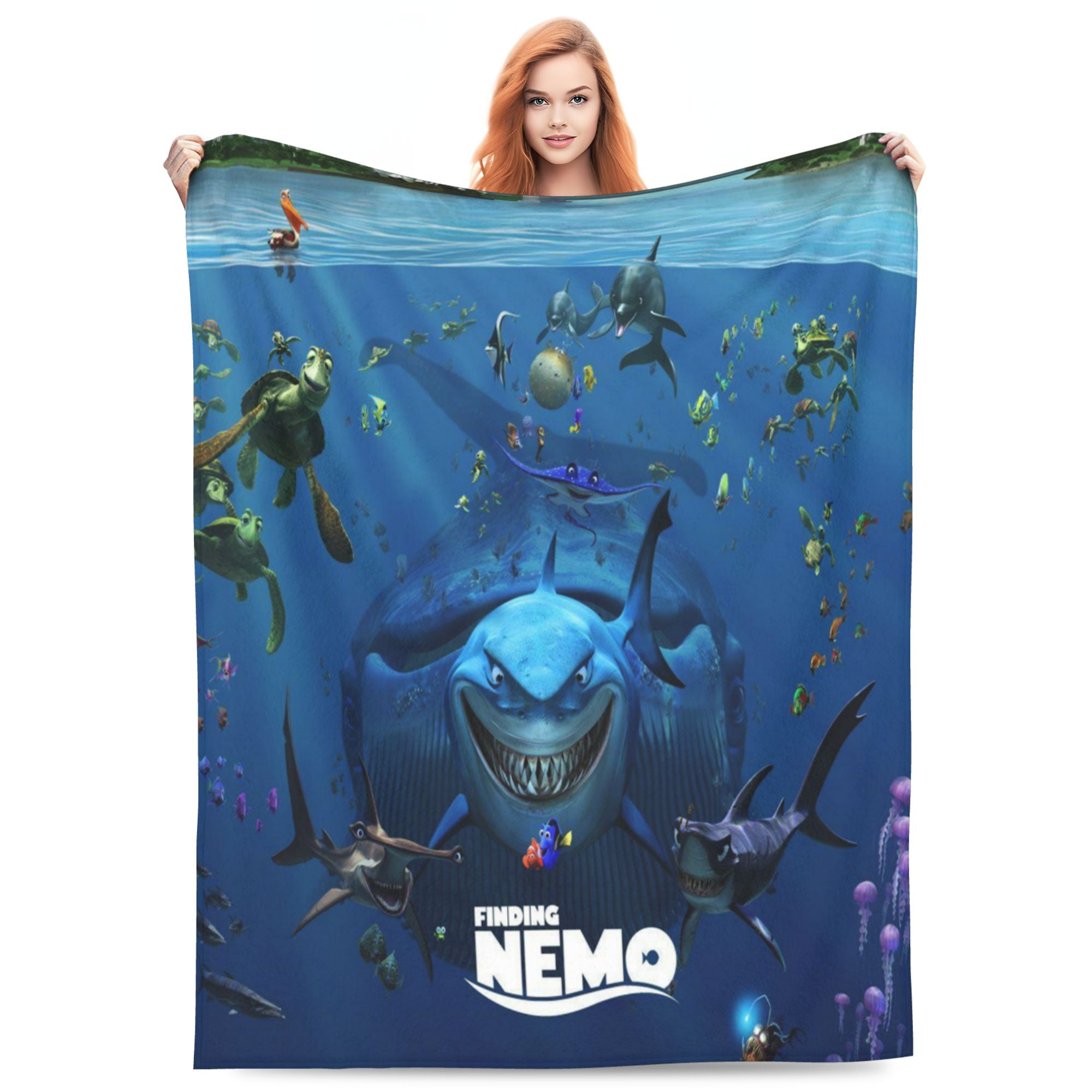 Finding Ne-m Bed Blanket 3D Printed Throw Blanket Lightweight Super ...