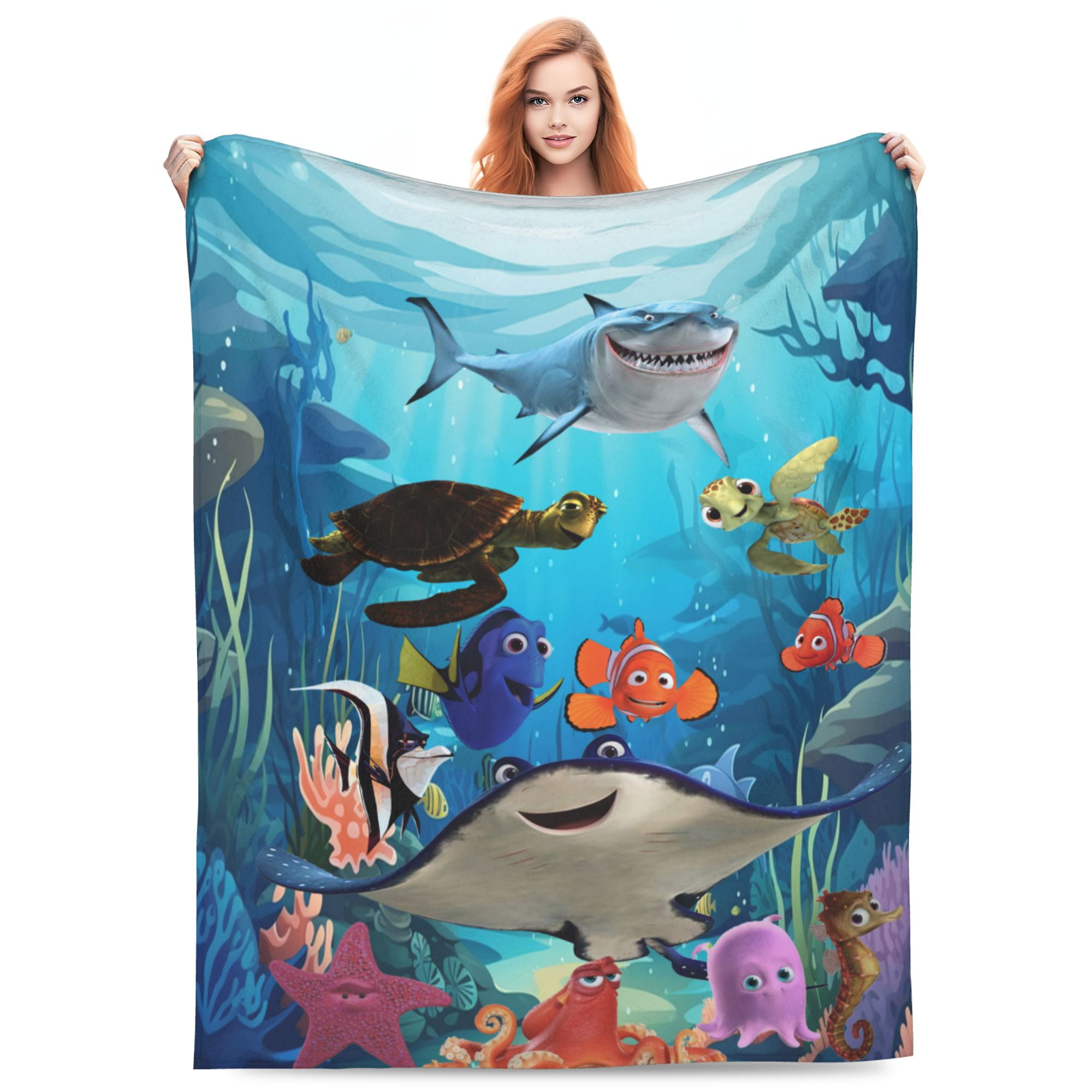 Finding Ne-m Bed Blanket 3D Printed Throw Blanket Lightweight Super ...