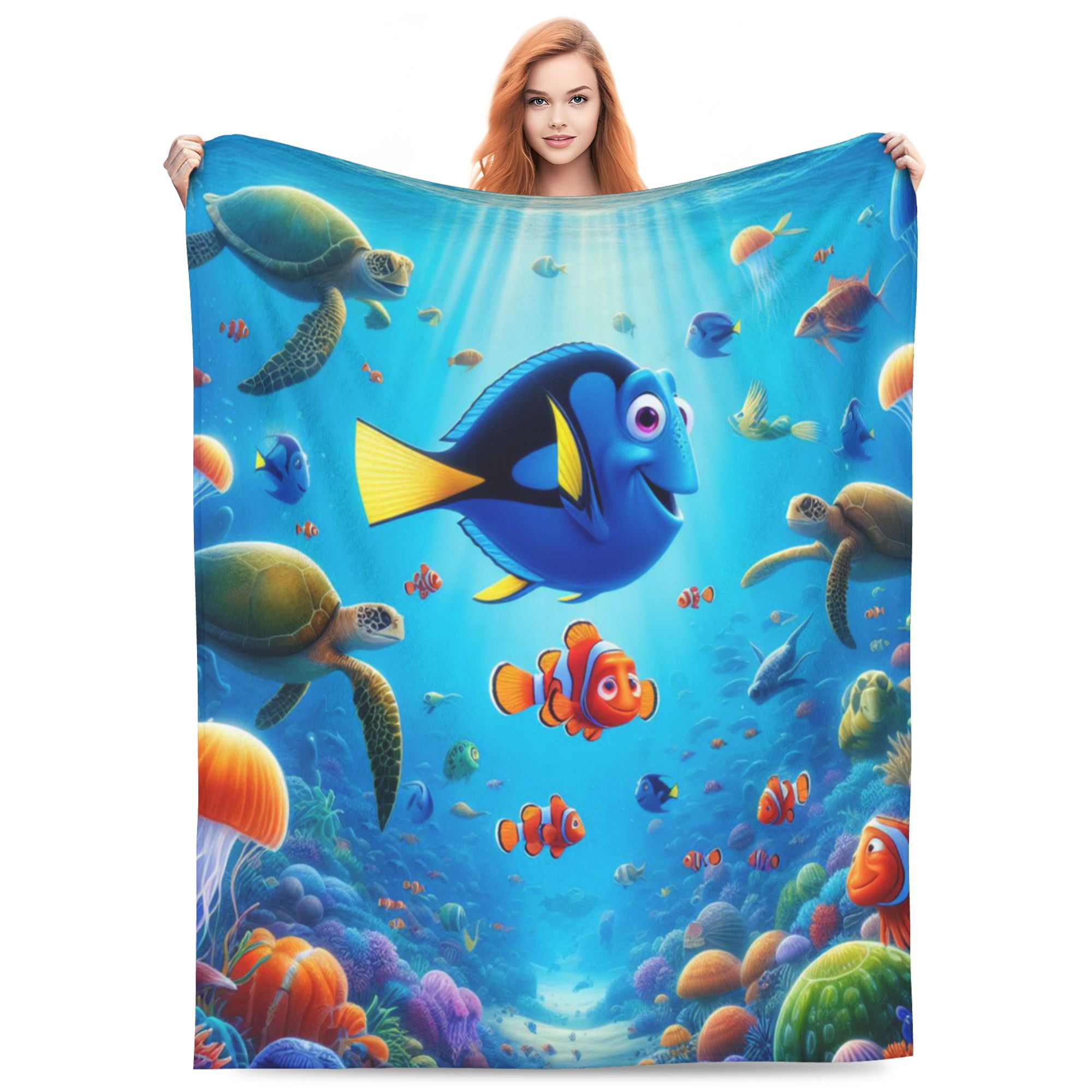 Finding Nemo Bed Blanket 3D Printed Throw Blanket Lightweight Super ...