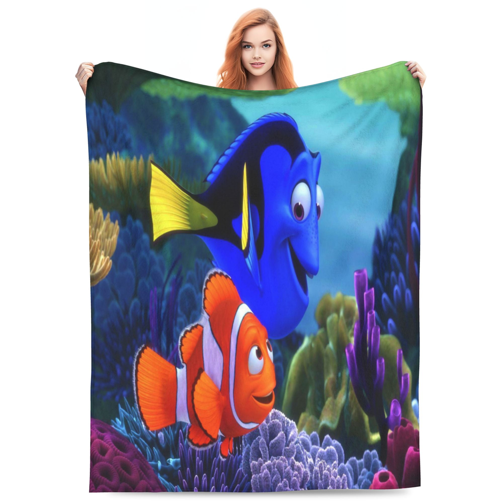 Finding Nemo Bed Blanket 3D Printed Throw Blanket Lightweight Super ...