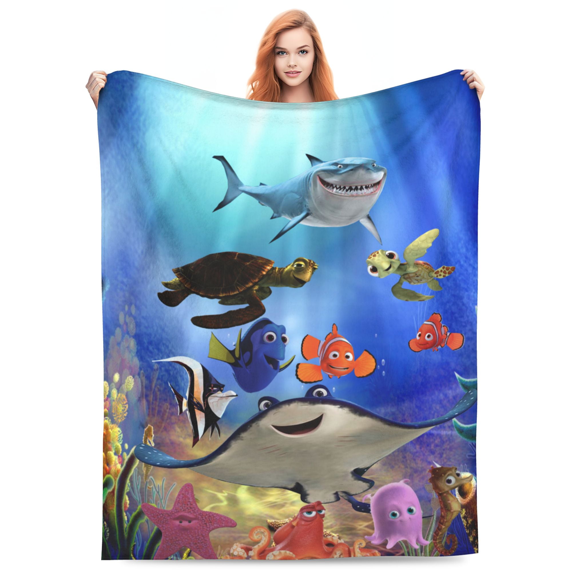 Finding Nemo Bed Blanket 3D Printed Throw Blanket Lightweight Super ...