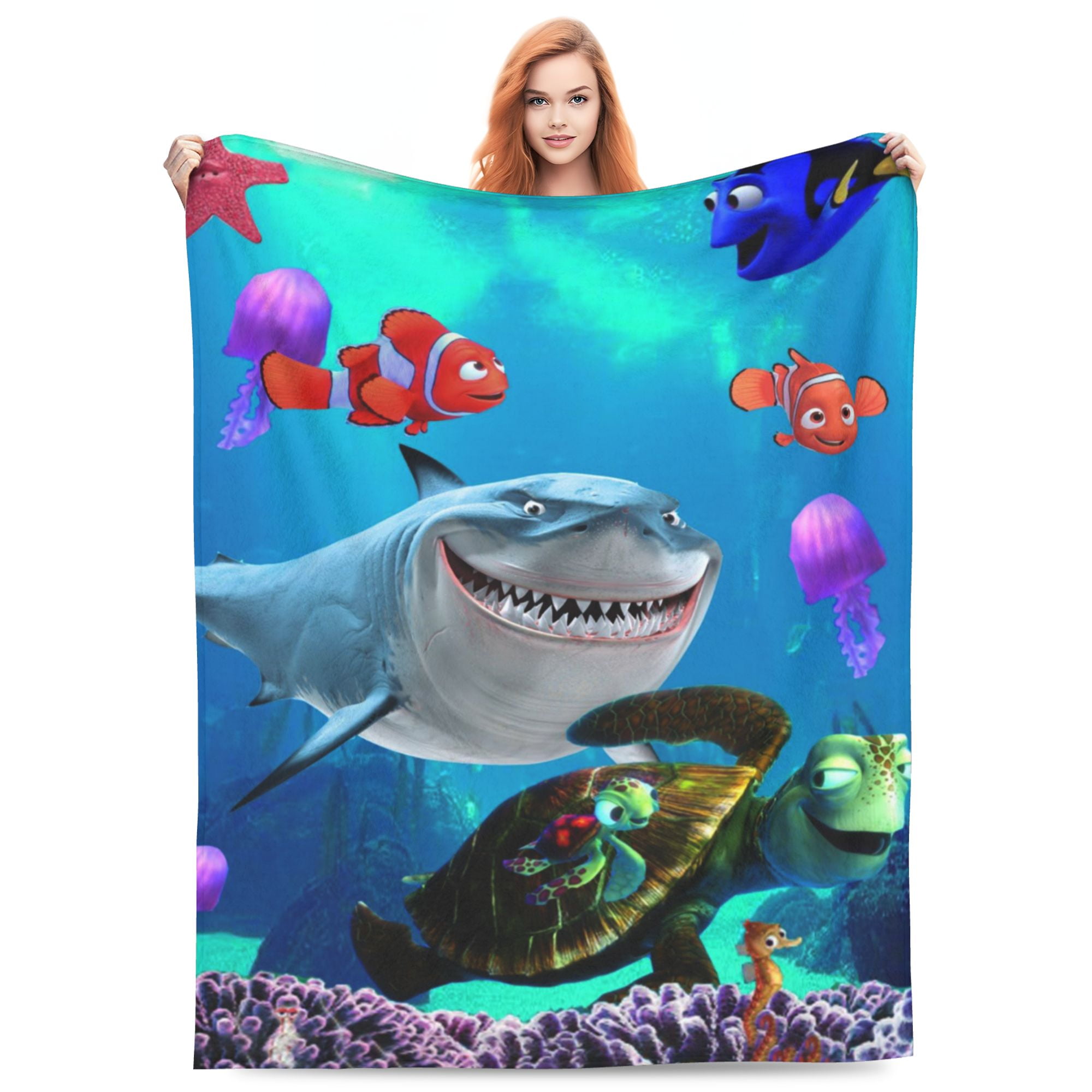 Finding Nemo Bed Blanket 3D Printed Throw Blanket Lightweight Super ...