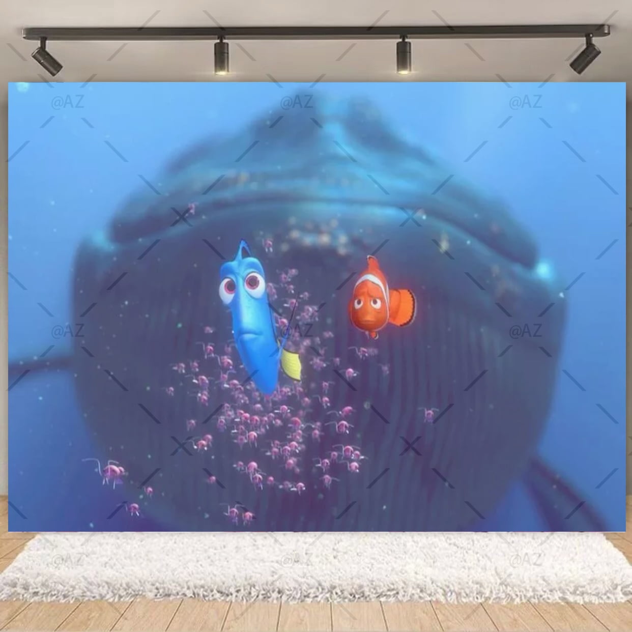 Finding Nemo Birthday Decorations,Finding Nemo Backdrops for Party ...